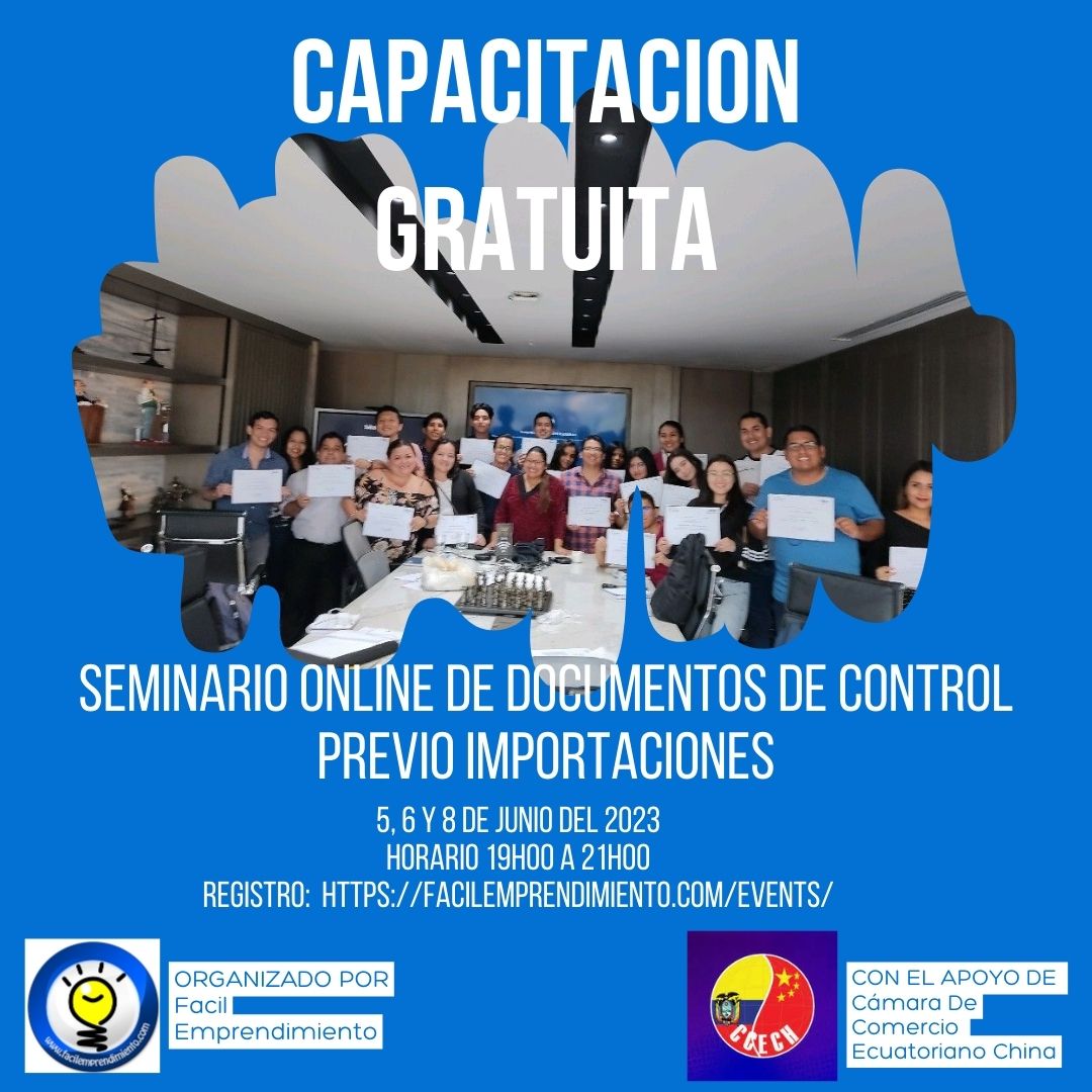 Seminario Online Documentos de control previo Importaciones – Facil Emprendimiento